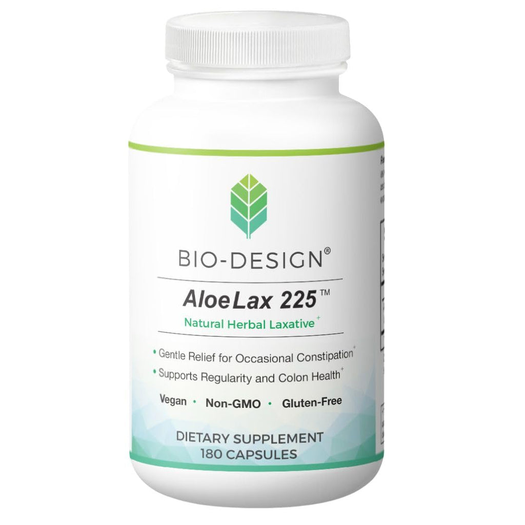 Bio-Design - Aloe Lax 225 Relief for Occasional Constipation, with 225 ...