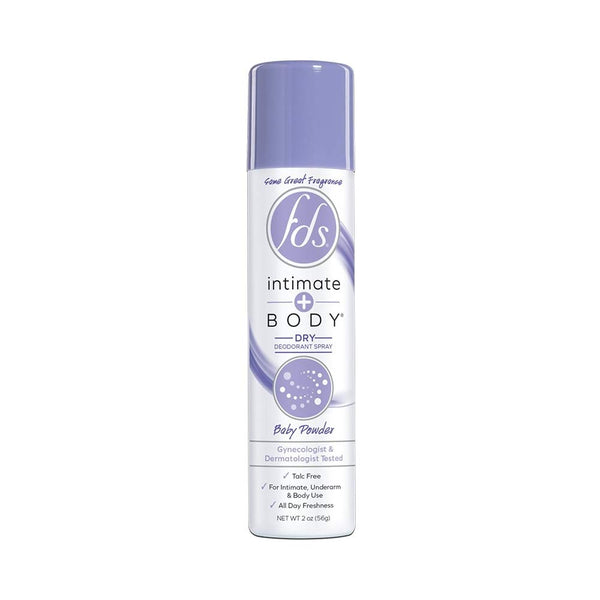 FDS Intimate Deodorant Spray Baby Fresh - 2 oz, Pack of 4 – Medistoreweb
