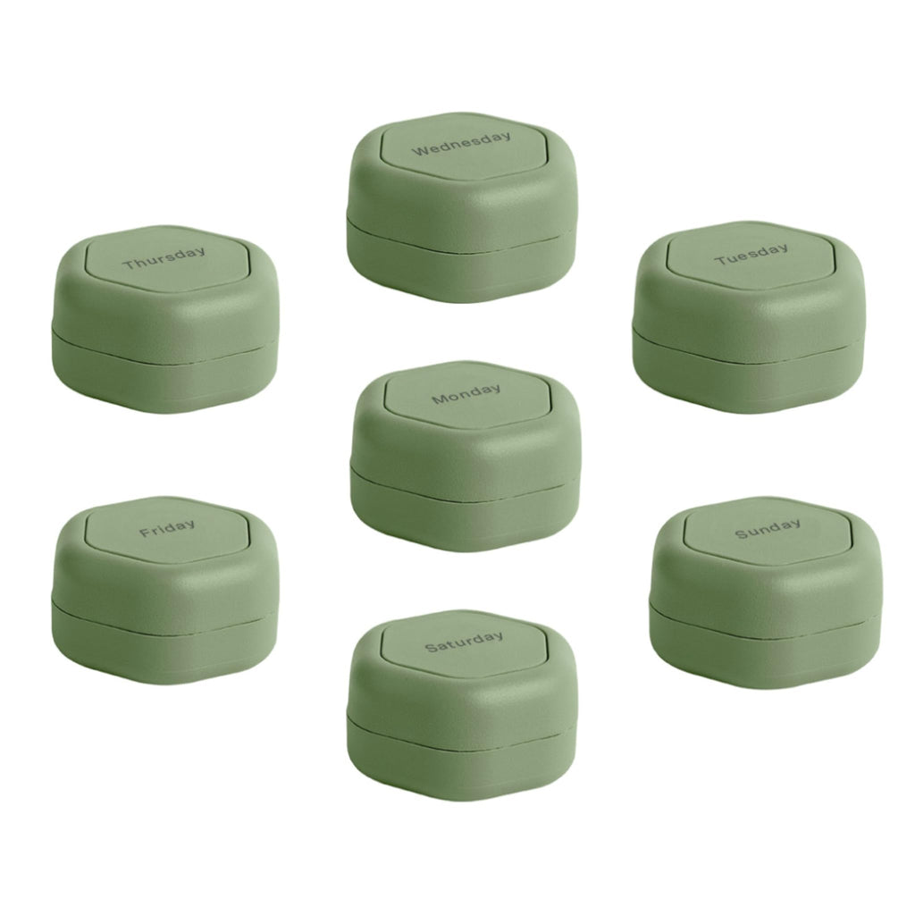Cadence Travel Containers - Pill Case Set - Magnetic Travel Capsules ...