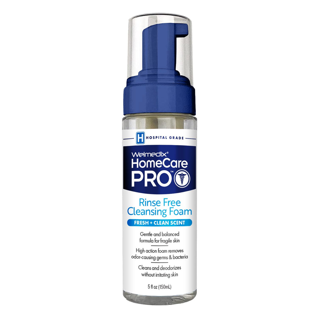 Welmedix HomeCare PRO No Rinse Body Wash Cleansing Foam, Easier Cleans ...