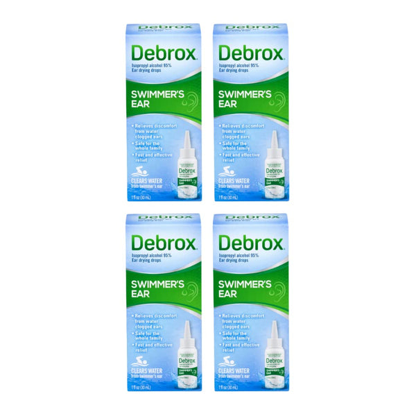 Debrox Swimmer's Ear Drying Drops for Adults & Kids, 1 Fl oz. (Pack of ...
