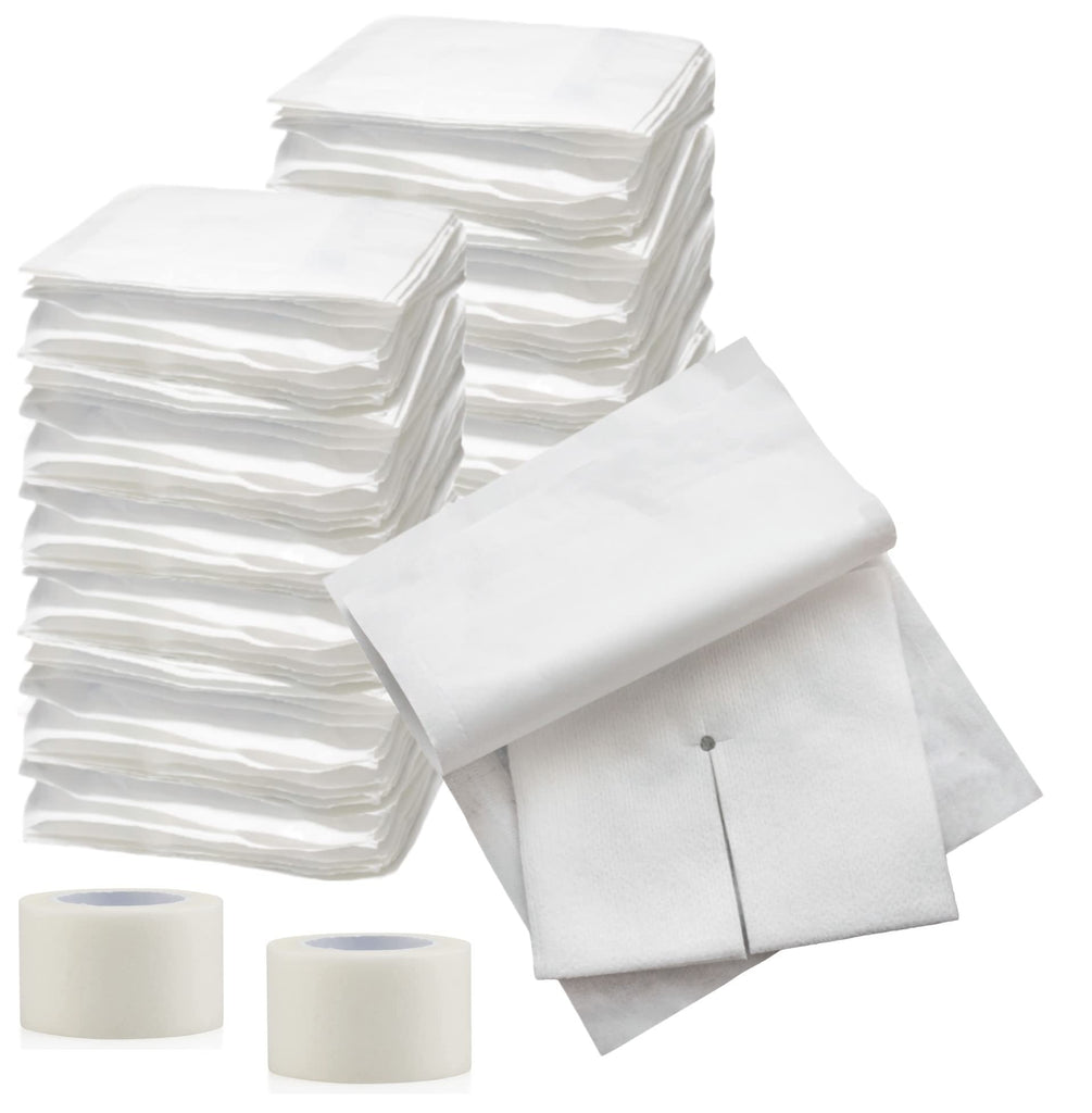 Split Drain Sponge Gauze 2x2 Sterile 6 Ply Pads [Pack of 140] Absorben ...