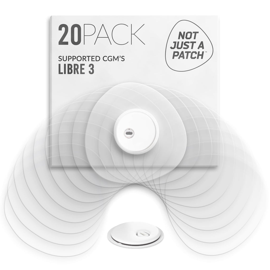 Not Just A Patch Freestyle Libre 3 Plus Sensor Covers (20 Pack) - Brea ...