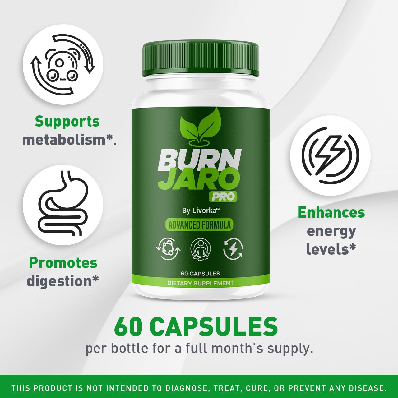 (3 Pack) Burn Jaro Pro - Burjaro Pro, Official Burnjaro Pro Capsules ...