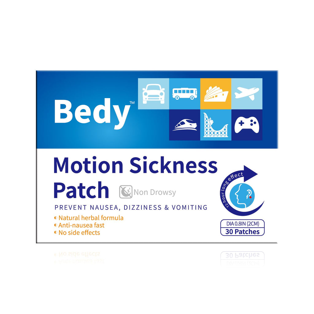 Bedy 30 Count Motion Sickness Patches | Sea Sickness Patches | Nausea ...