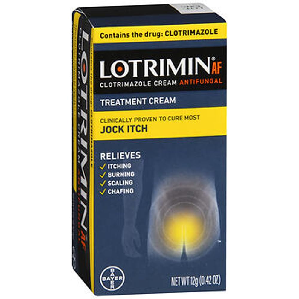 Lotrimin AF Jock Itch, Jock Itch Cream, 0.42 Ounce (Pack of 1) (Packag ...
