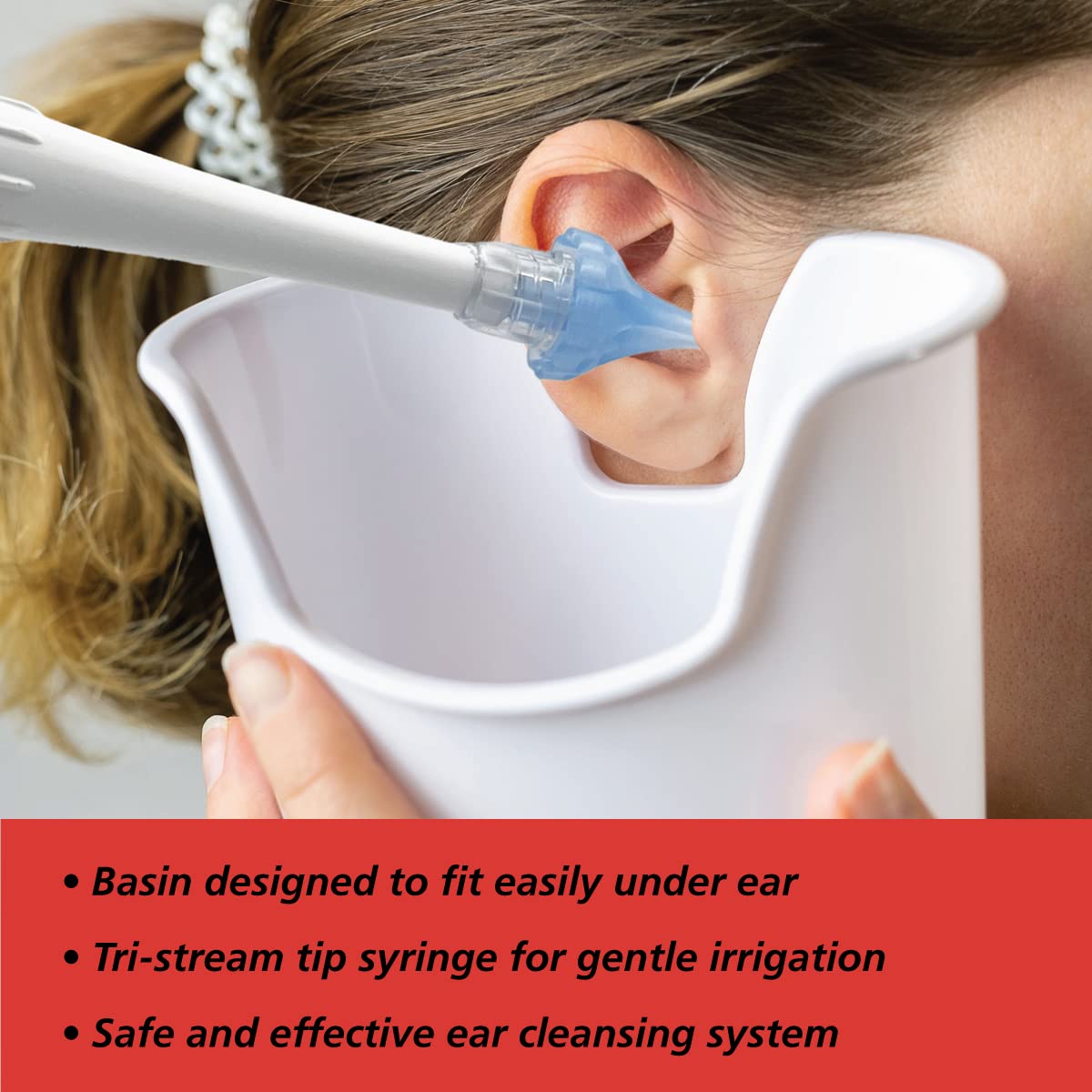 Acu-Life Ear Irrigator, Soft Tri-Steam Fit with Flarred Design for Com ...