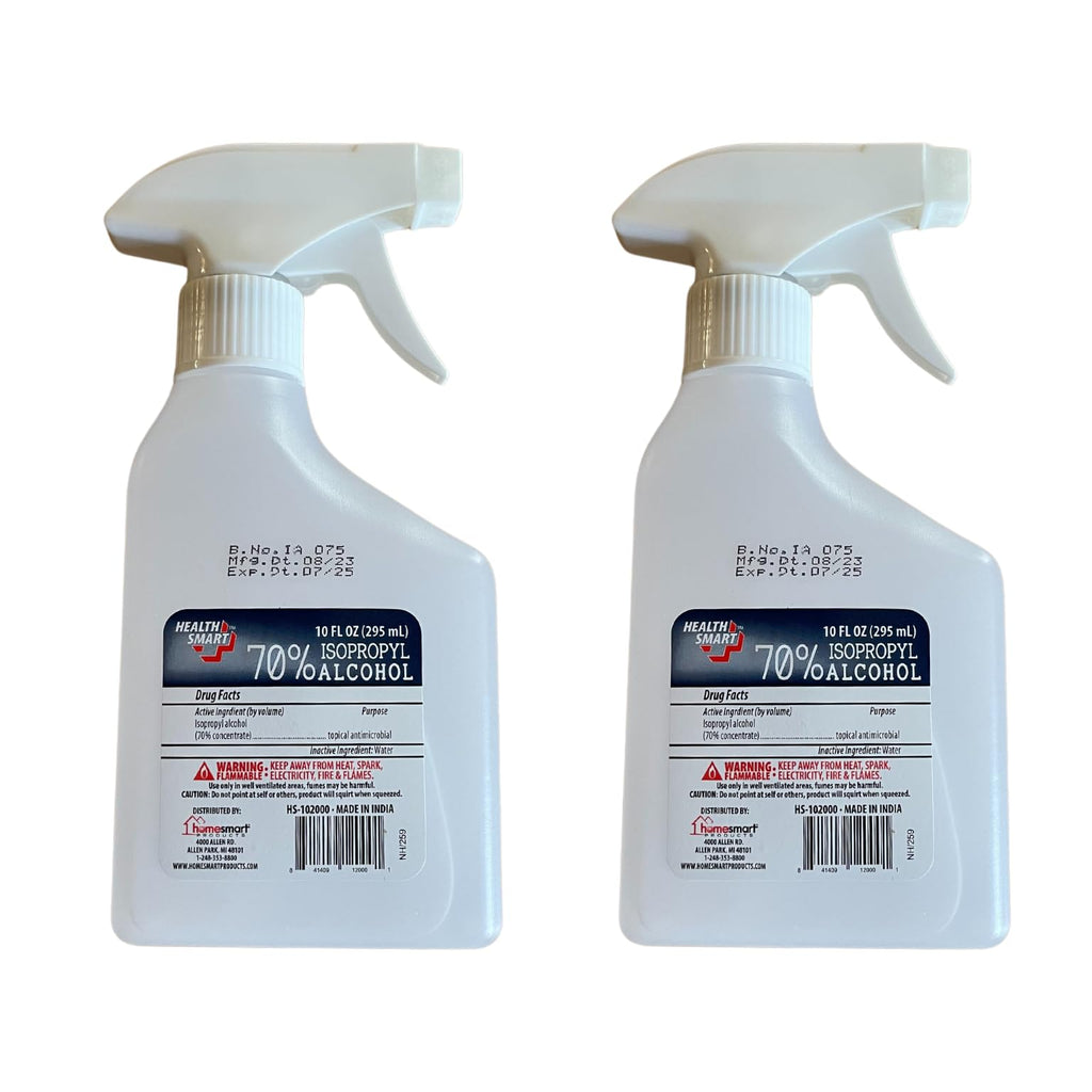 Generic Isopropyl Alcohol 70% Antiseptic and Cleaner (2 10oz Spray Bot ...
