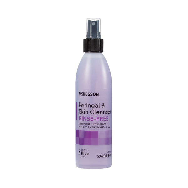 McKesson Perineal Skin Cleanser with Aloe, 8 oz [Pack of 5] Rinse-Free ...