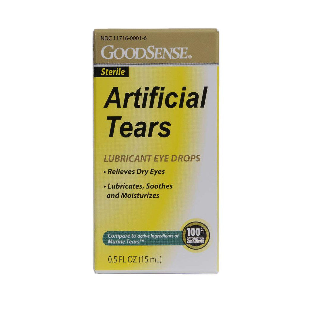 Good Sense Eye Drops Artificial Tears, Blue, 0.5 Fl Oz – Medistoreweb