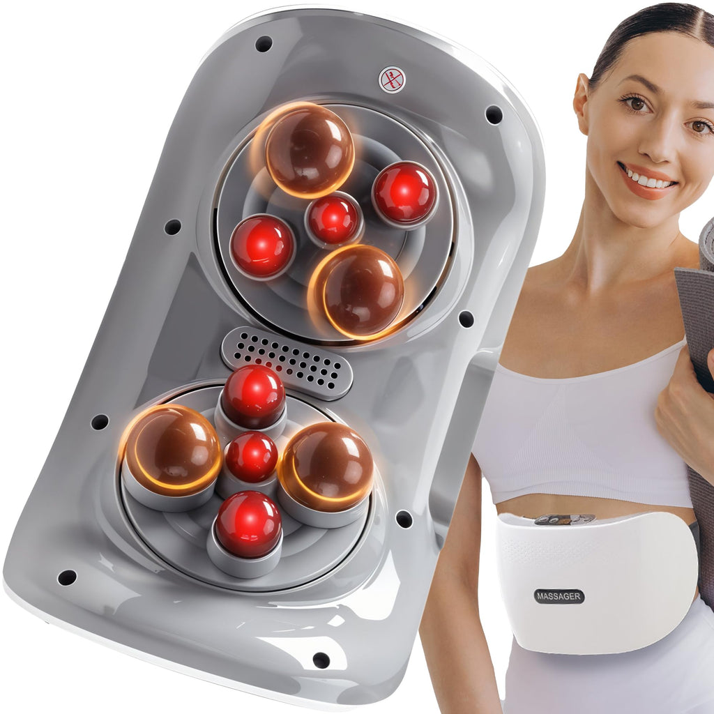 Abdominal Stomach Belly Massager Belt - Rechargeable Automatic Electri ...