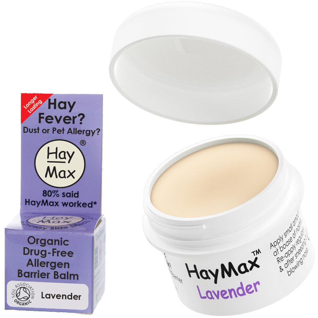 HayMax Organic Allergen Barrier Balm, Lavender 0.17 fl oz (5ml), Natur ...