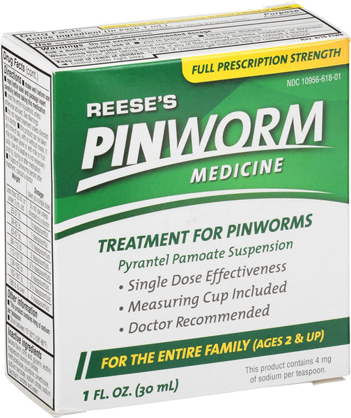 REESE'S PINWORM Medicine 1 oz PYRANTEL PAMOATE Suspension – Medistoreweb