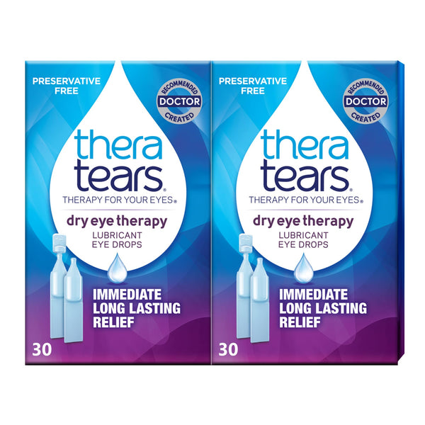 TheraTears Dry Eye Therapy Lubricating Eye Drops for Dry Eyes, Preserv ...