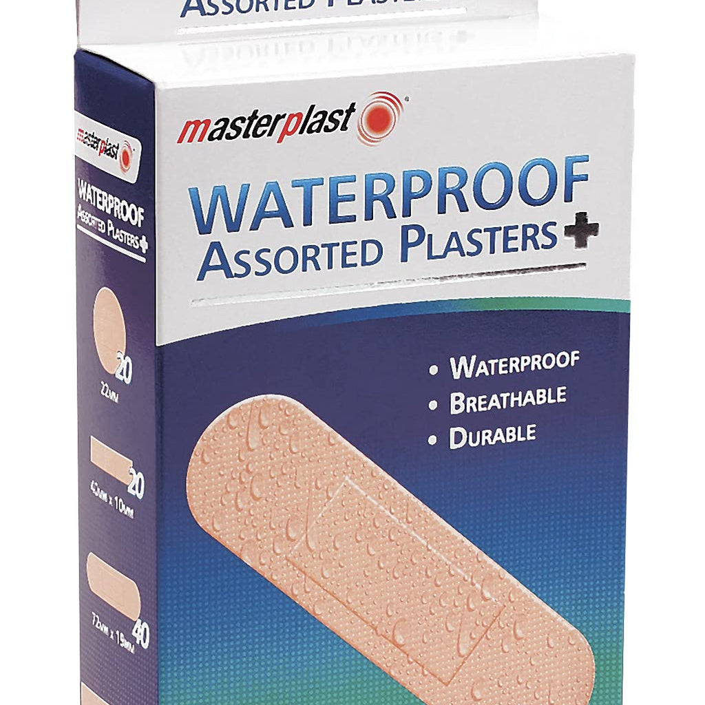 100 Waterproof Mixed Plasters Washable First Aid Dressings – Medistoreweb