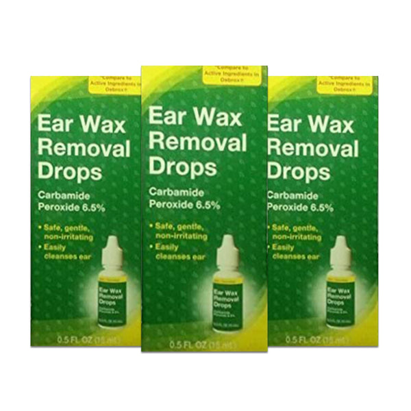 Ear Wax Removal Drops, 0.5 fl oz (Pack of 3) – Medistoreweb