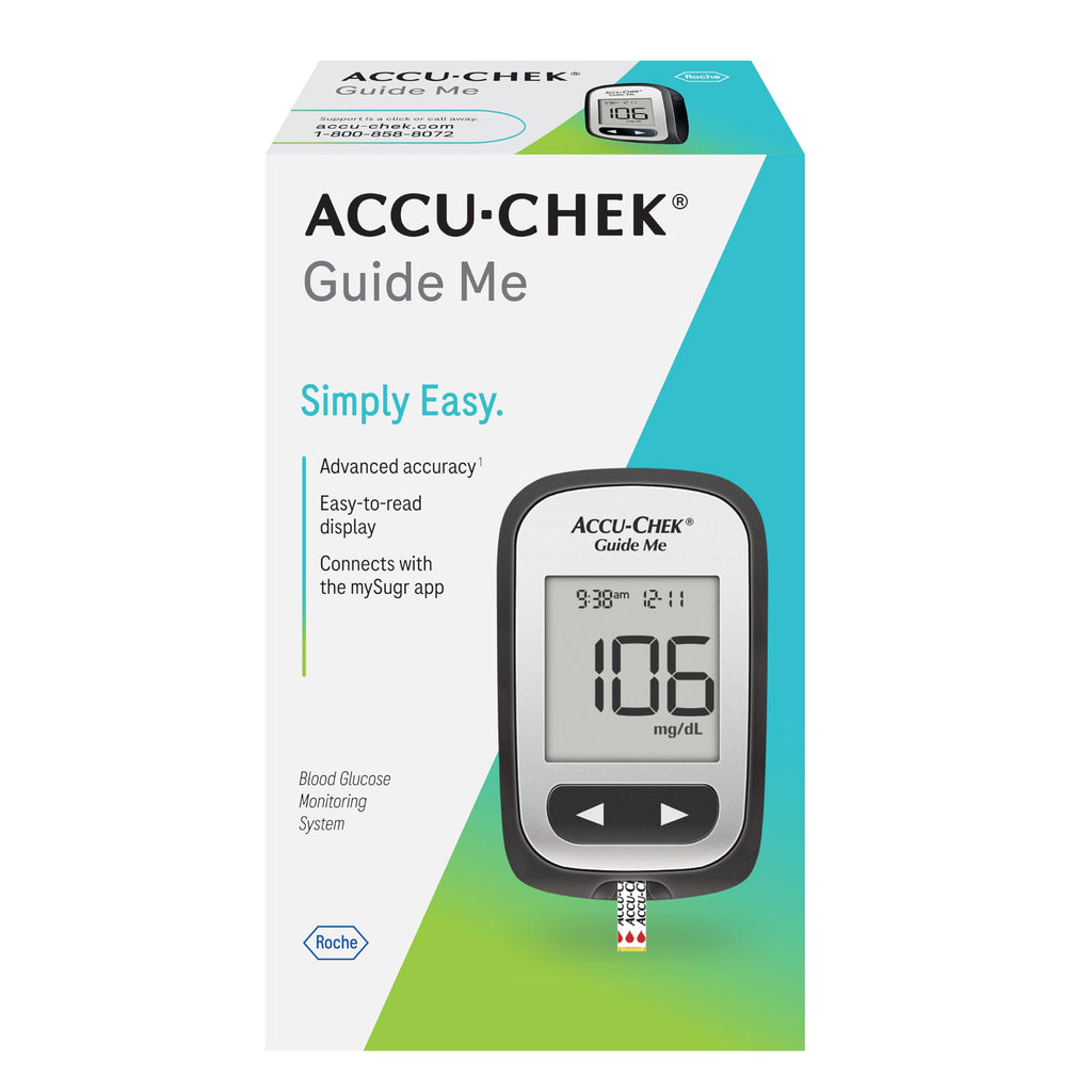 Accu-Chek Guide Me Diabetes Meter for Diabetic Blood Glucose Monitorin ...