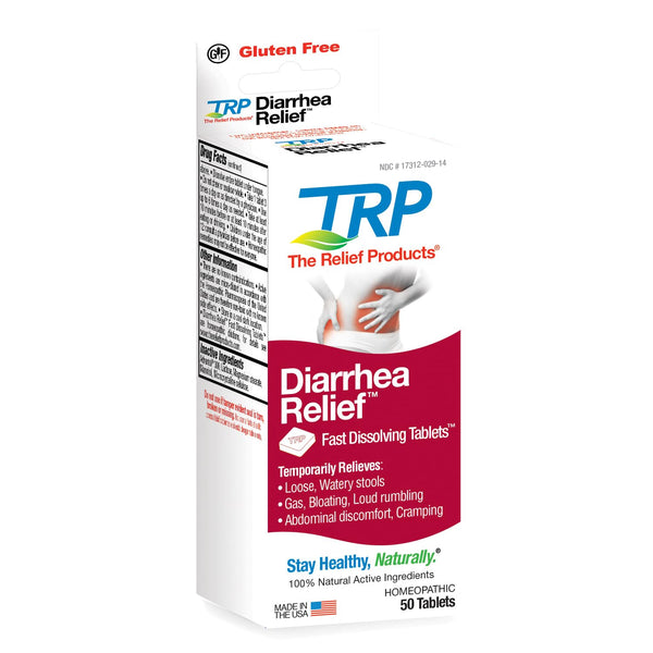 The Relief Products Diarrhea Relief Fast-Dissolving Tablets, 50 Count ...