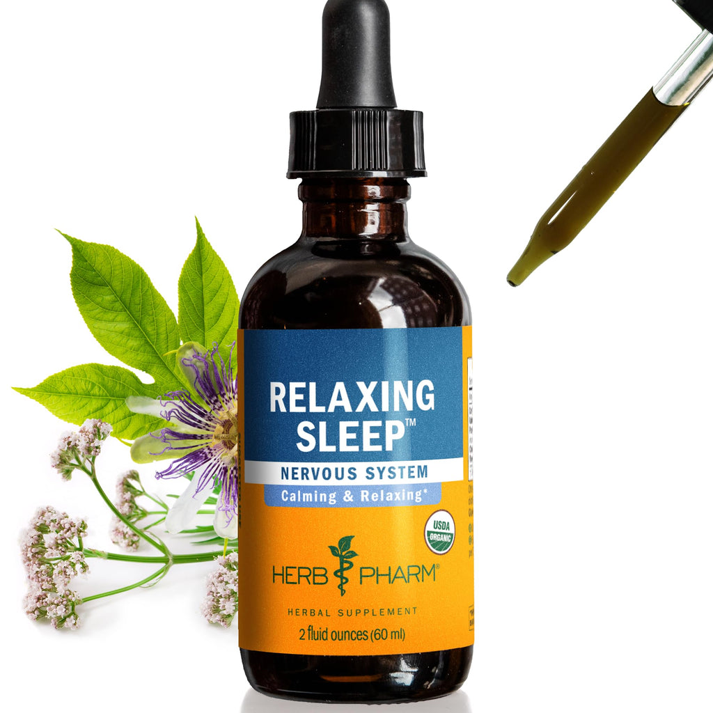 Herb Pharm Relaxing Sleep Herbal Formula With Valerian Liquid Extract ...