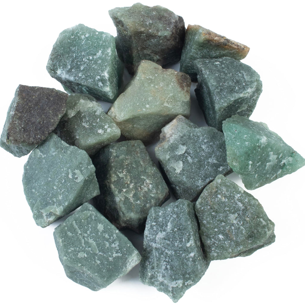 Crocon 1LB Green Aventurine Rough Bulk Natural Stone Raw Gemstone Tumb ...