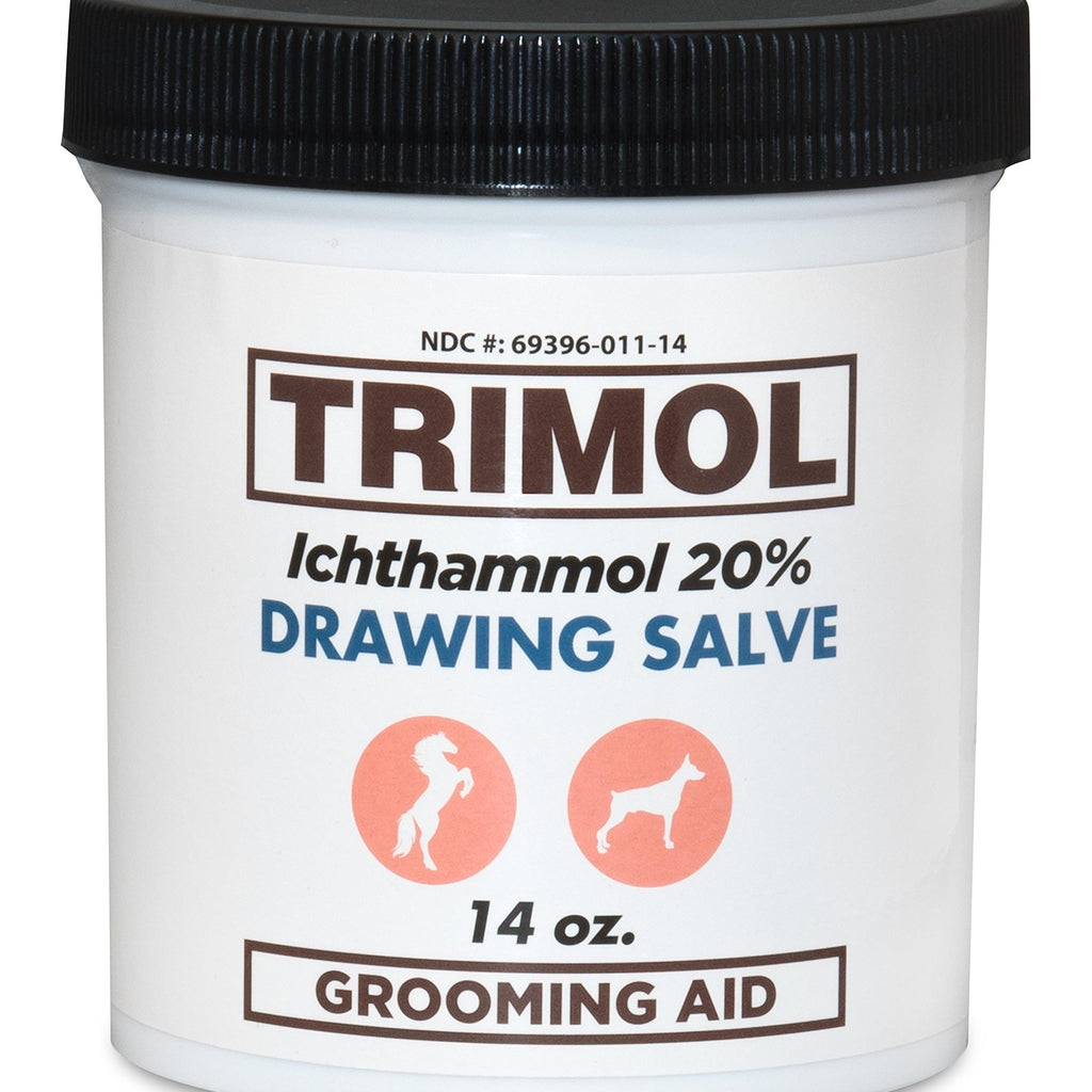 TRIMOL Ichthammol 20% Drawing Salve Grooming Aid, 14 oz, Soothing Skin ...