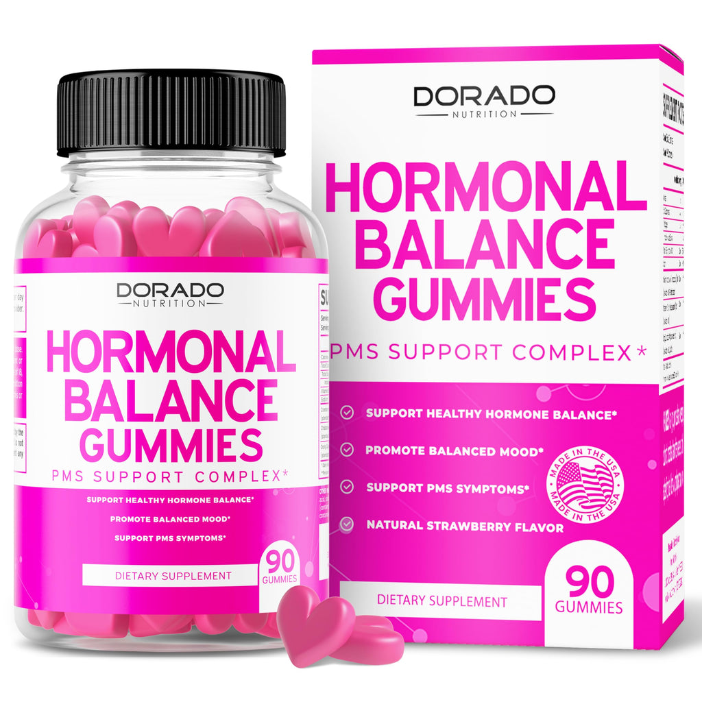 Hormone Balance For Women Gummies & PMS Gummies (90 Count) - Natural H ...
