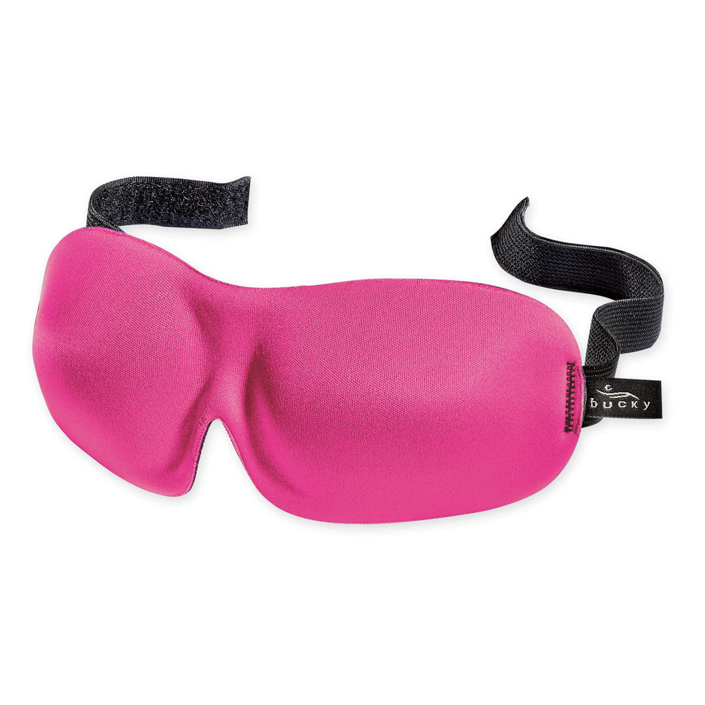 Bucky 40 Blinks No Pressure Solid Eye Mask for Sleep & Travel, Hot Pin ...
