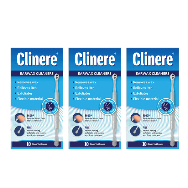 Clinere Ear Cleaners, 10 Count, (Pack of 3) Earwax Remover Tool Safely ...