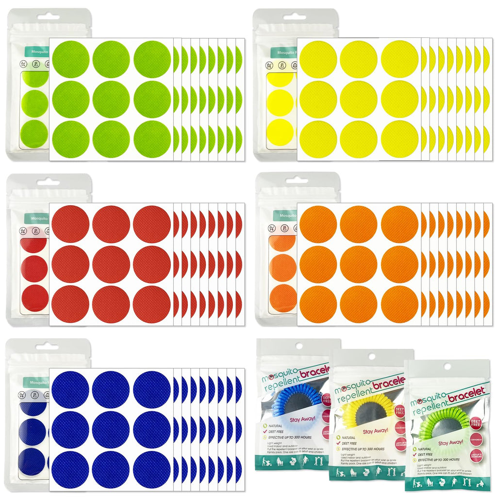 Mosquito Repellent Stickers 300 Pcs, Mosquito Patches with 3 Pack Indi ...