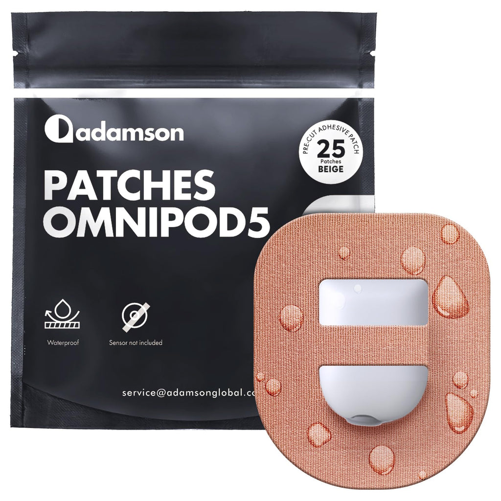 Adamson Omnipod 5 Overpatches - 25 Waterproof Omnipod 5 Adhesive Patch ...