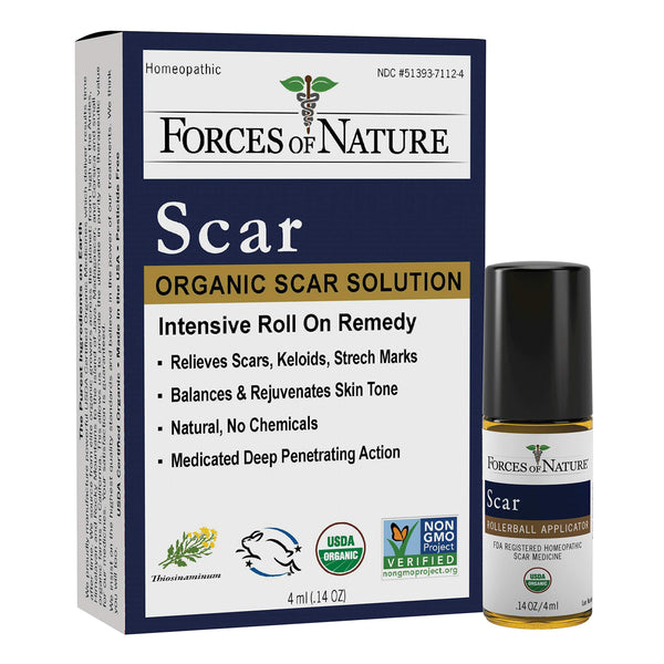 Forces Of Nature, Medicine Scar Control Rollerball Organic, 0.14 Fl Oz ...