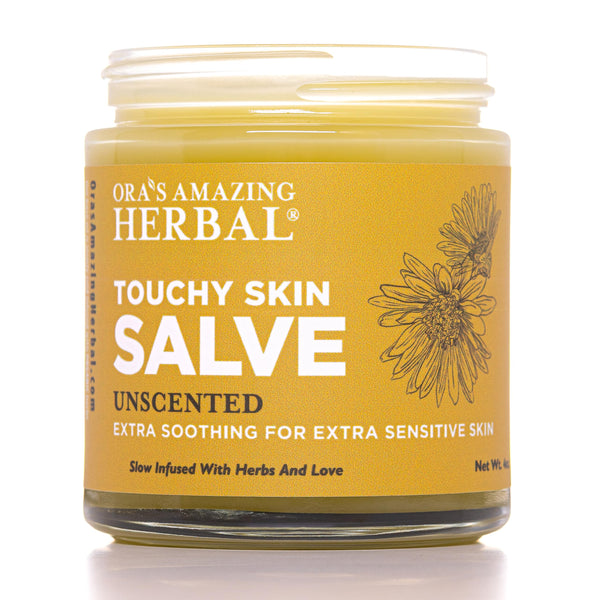 Touchy Skin Salve, Eczema Cream for Kids and Adults, Natural Sensitive ...